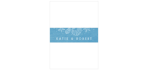 Rocky Beach Stamp Wedding Invitations by Basic Invite
