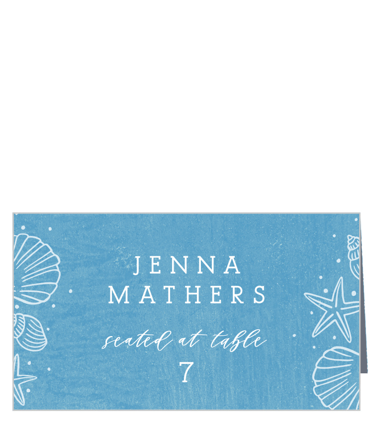 Rocky Beach Stamp Wedding Invitations by Basic Invite