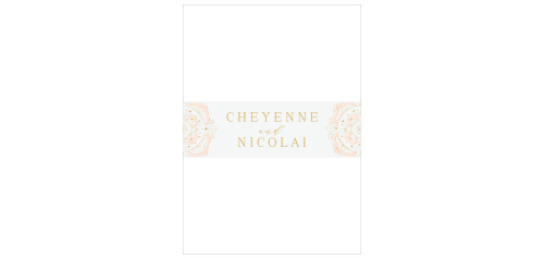 Modern Moroccan Wedding Invitations by Basic Invite