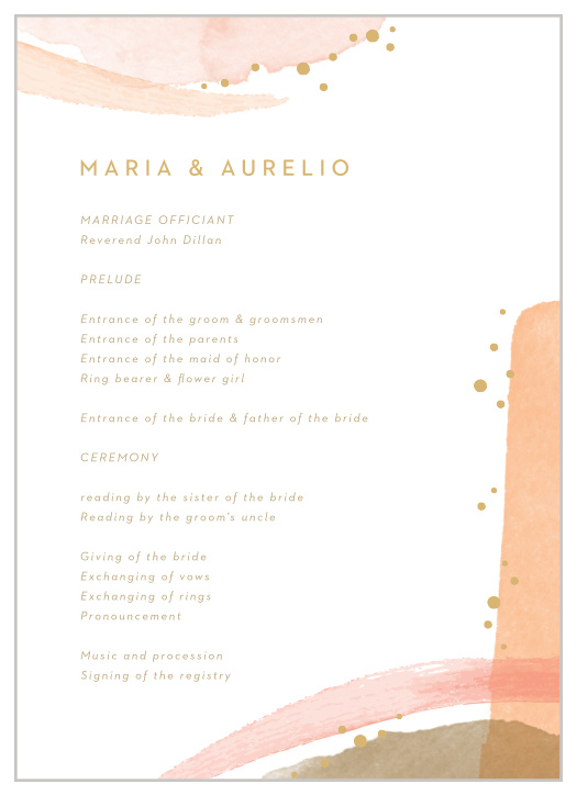 Modern Desert Wedding Invitations by Basic Invite
