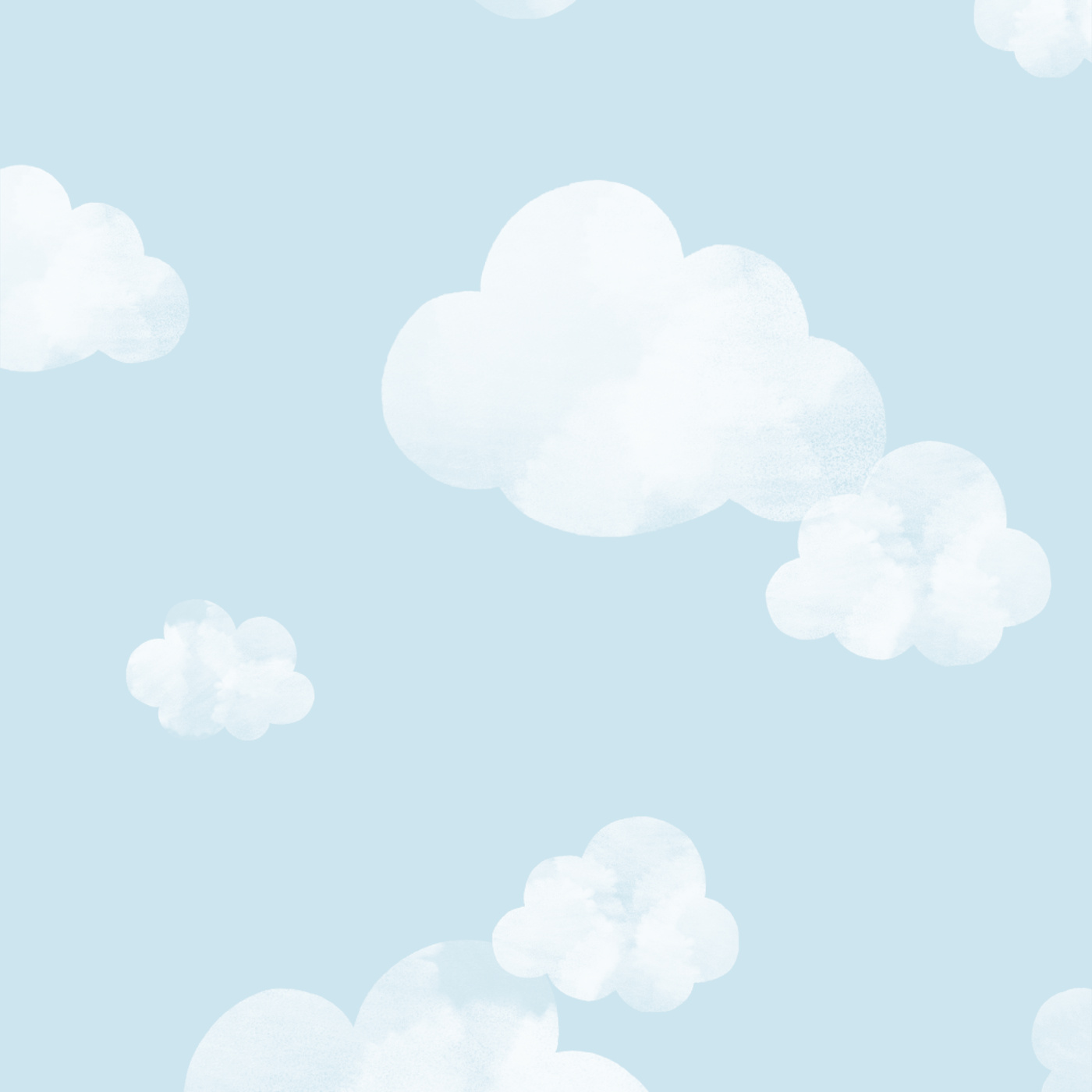 Storybook Clouds Peel and Stick Wallpaper | Love vs. Design