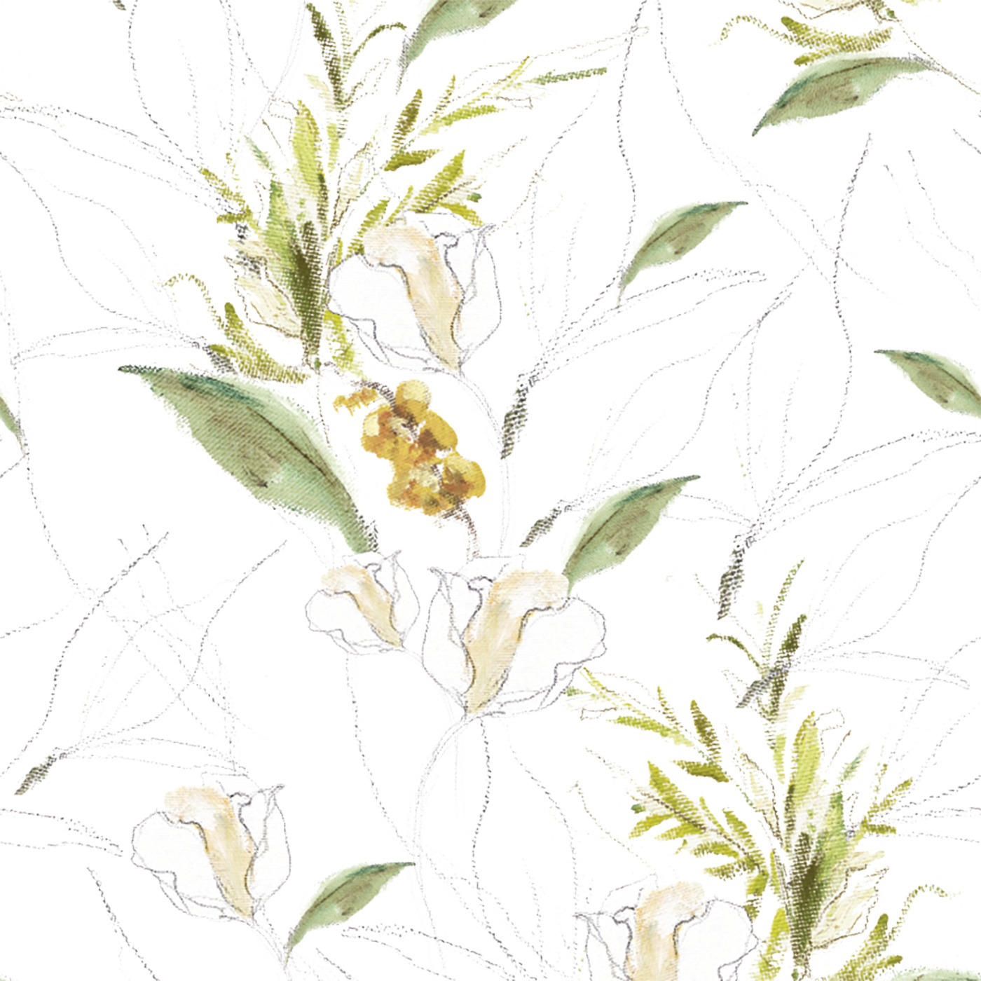 Oil Paint Peel And Stick Removable Wallpaper | Love vs. Design