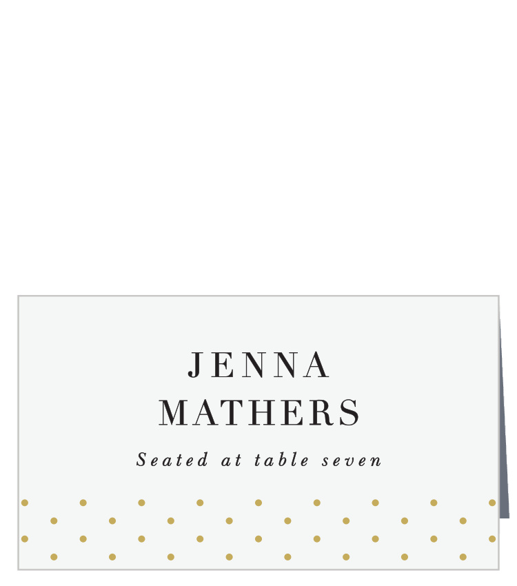 Polka Dot Passion Place Cards by Basic Invite