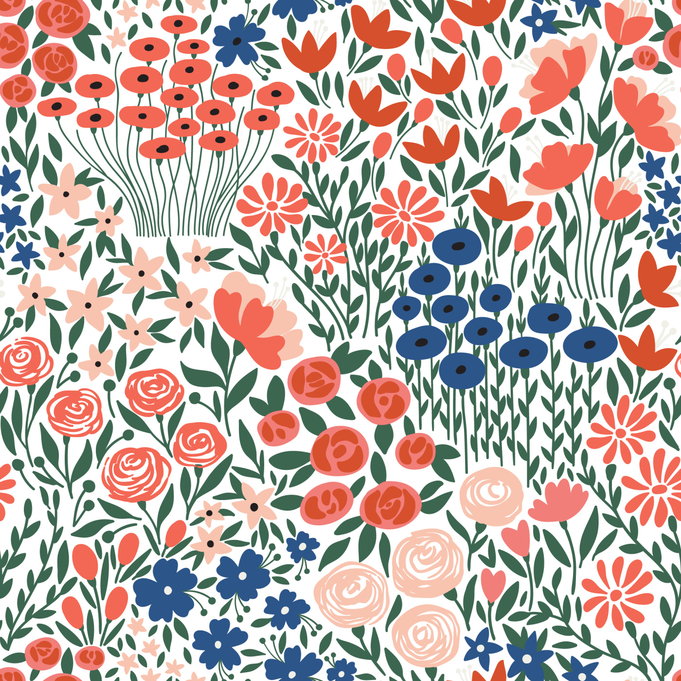 Hidden Garden Peel And Stick Removable Wallpaper | Love vs. Design