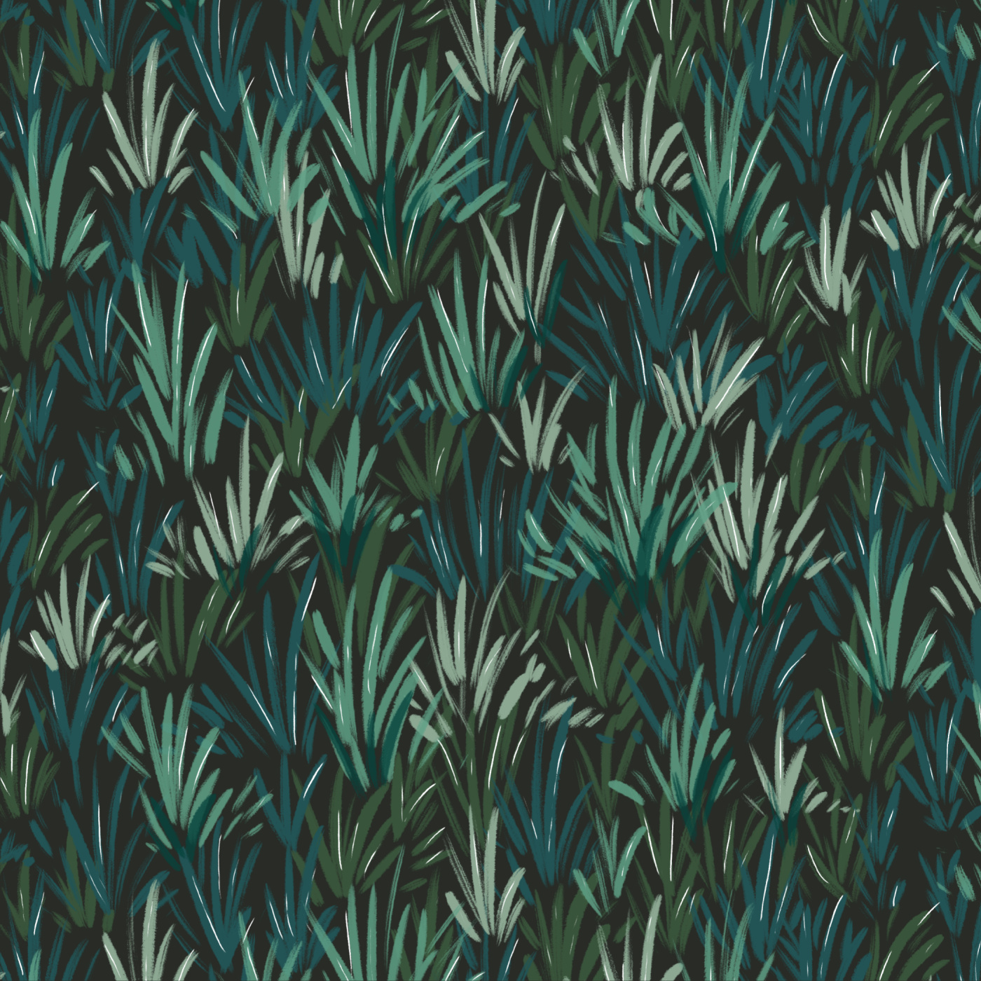 Jungle Grass Peel And Stick Removable Wallpaper | Love vs. Design