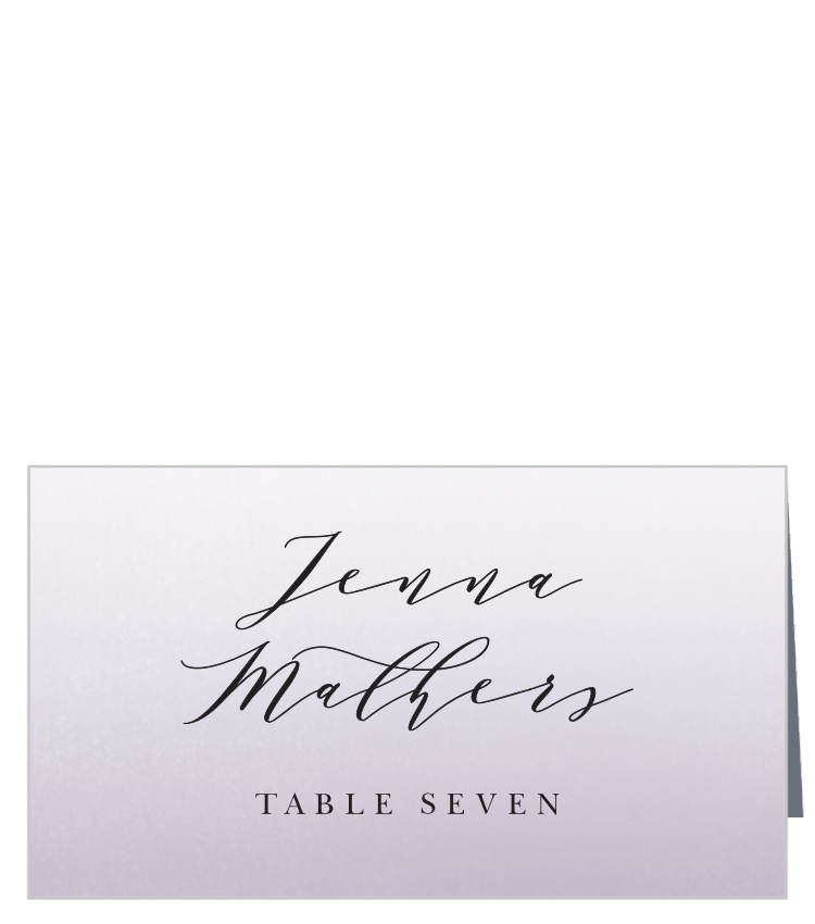 Awesome Ombre Place Cards by Basic Invite