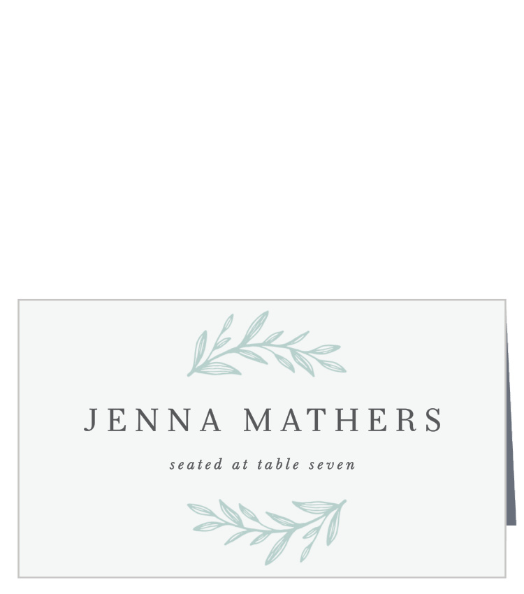 Photo Split Place Cards by Basic Invite