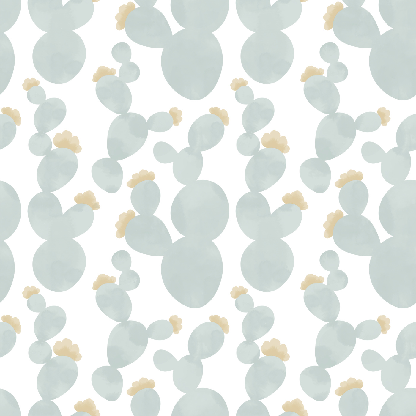 Cactus Garden Peel And Stick Removable Wallpaper | Love vs. Design