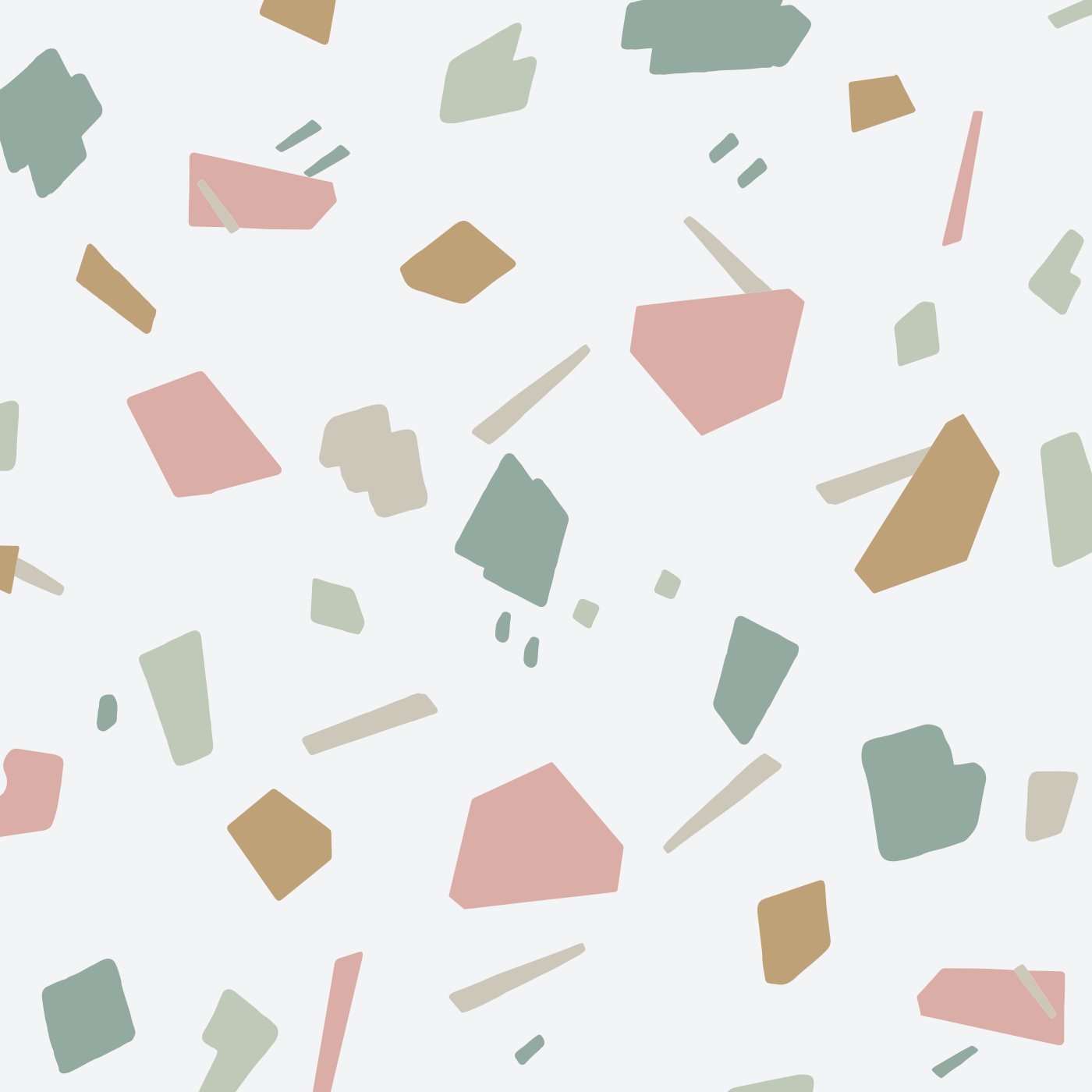 Colorful Terrazzo Peel And Stick Removable Wallpaper | Love vs. Design