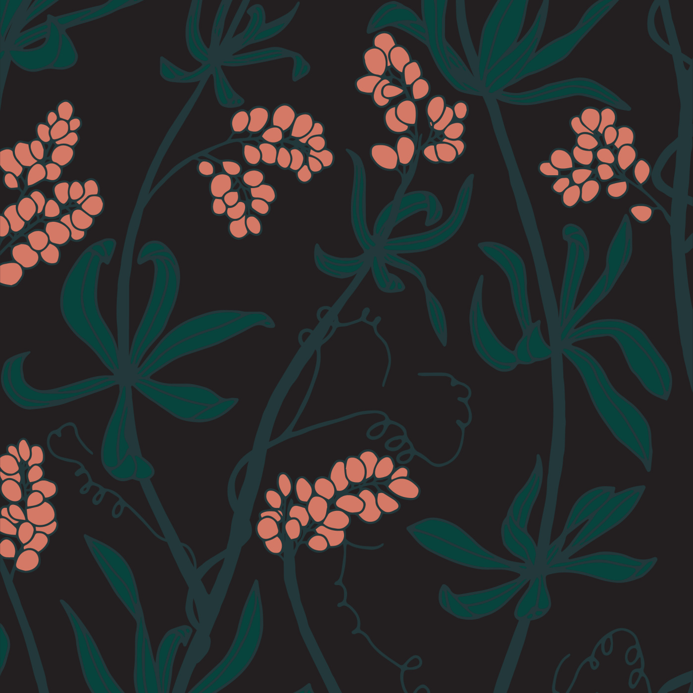 Bold Floral Wallpaper Peel And Stick Removable Wallpaper | Love vs. Design