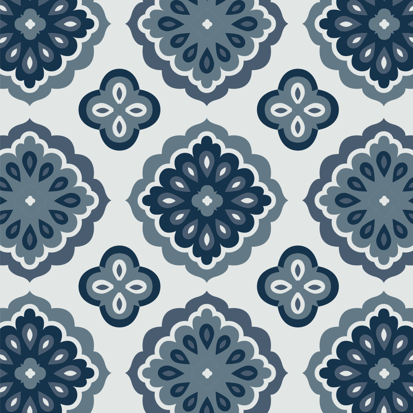 Floral Medallion Peel And Stick Removable Wallpaper | Love vs. Design