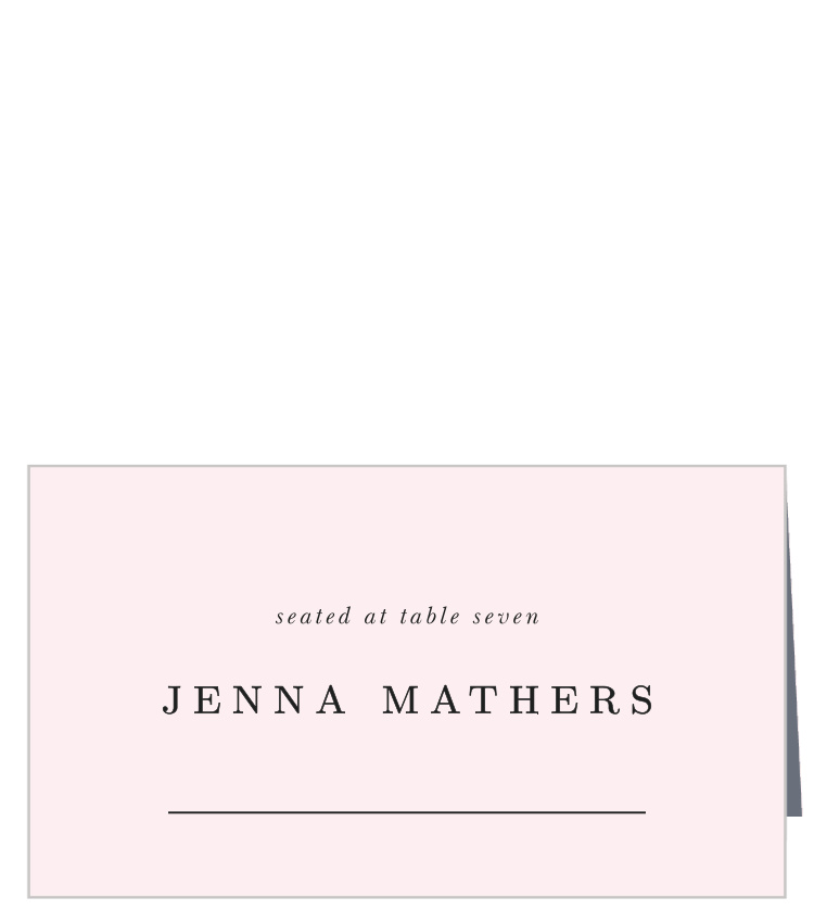 Photo Perfection Place Cards by Basic Invite