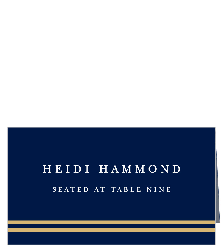 Simple Square Place Cards by Basic Invite