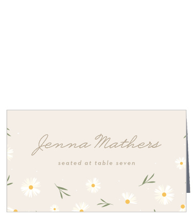 Falling Daisies Wedding Invitations by Basic Invite