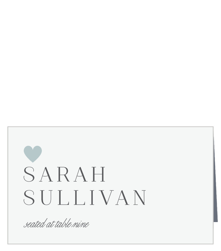 Rings & Stripes Place Cards by Basic Invite
