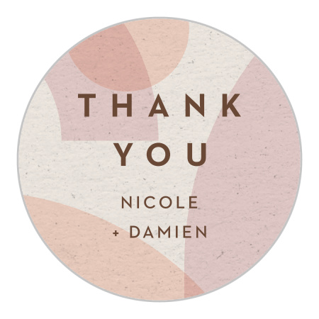 Mod Shapes Wedding Stickers by Basic Invite