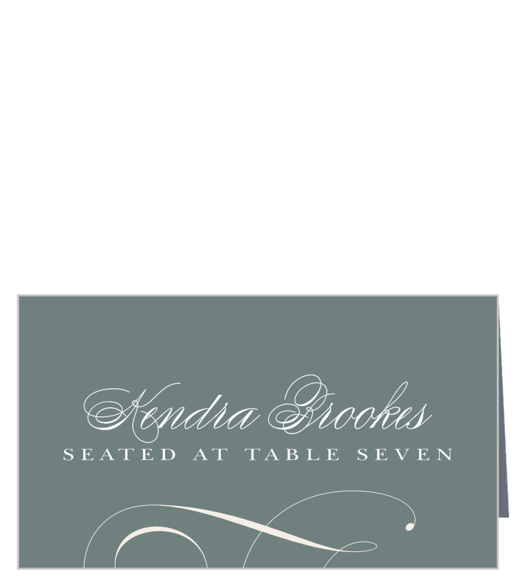 Ornate Framing Place Cards by Basic Invite