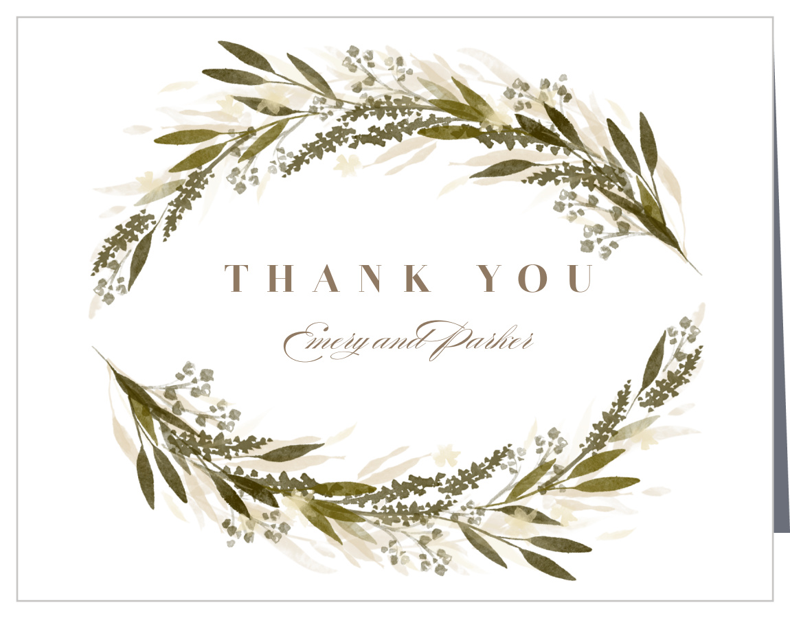 Elegant Wreath Wedding Invitations by Basic Invite