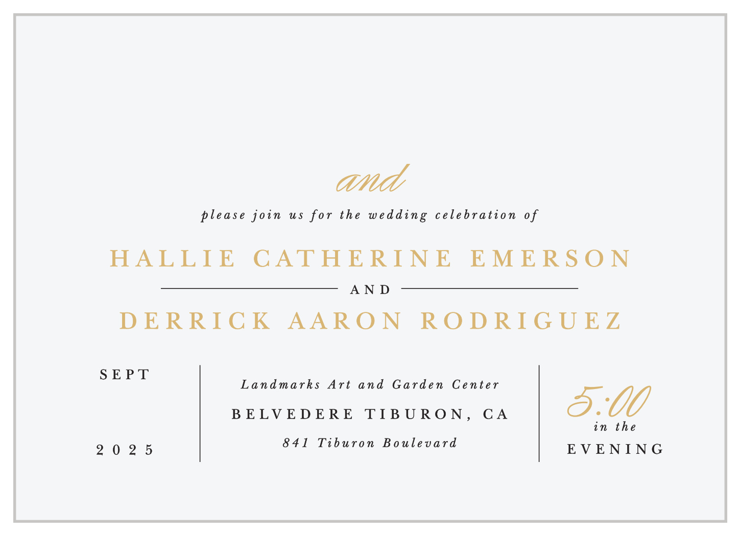 Timeless Classic Save the Date Cards by Basic Invite