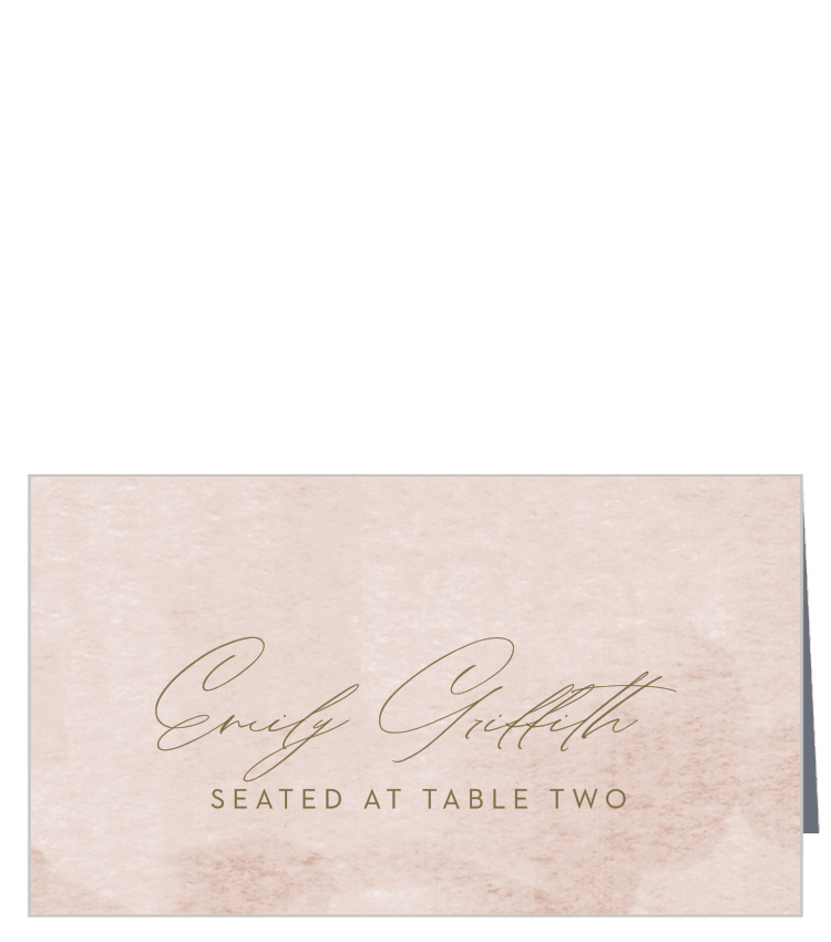 Composed Canvas Place Cards by Basic Invite