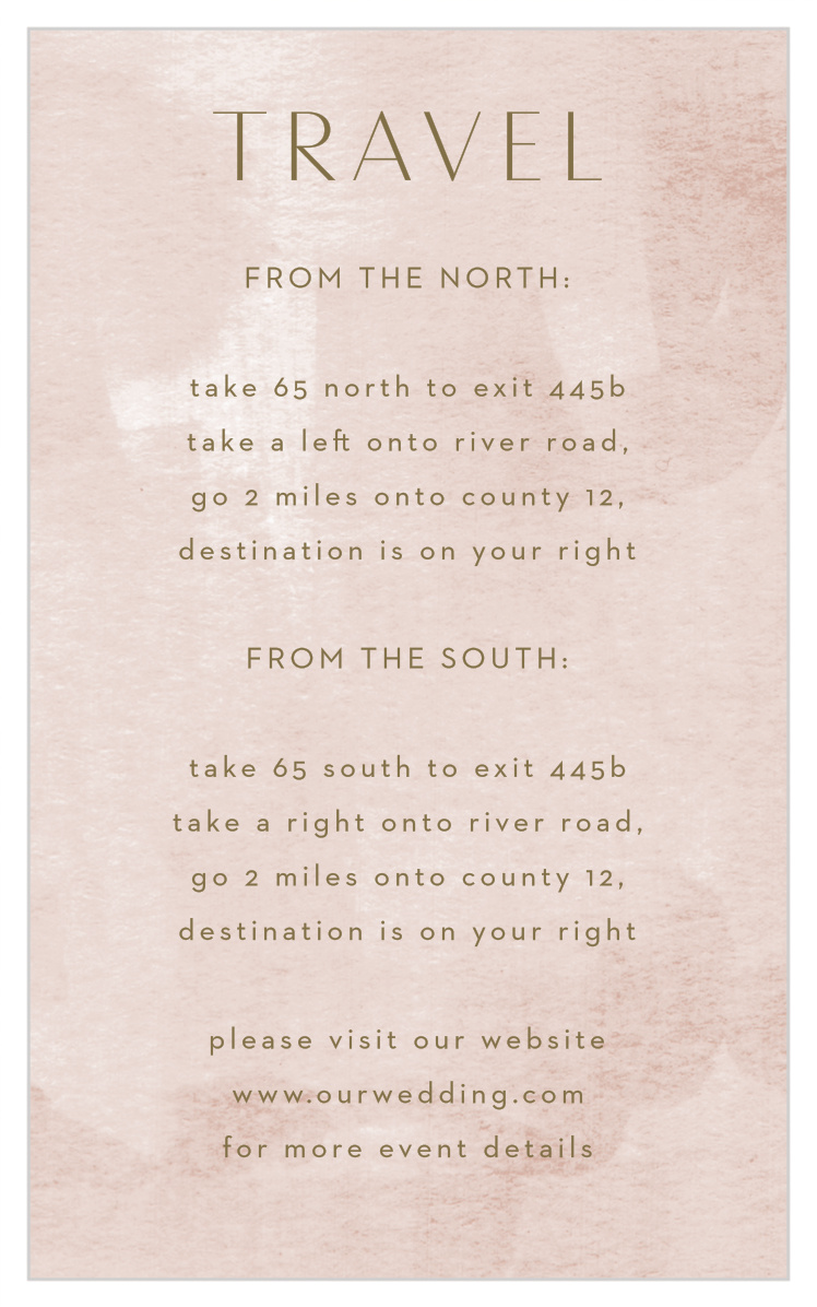 Composed Canvas Direction Cards by Basic Invite