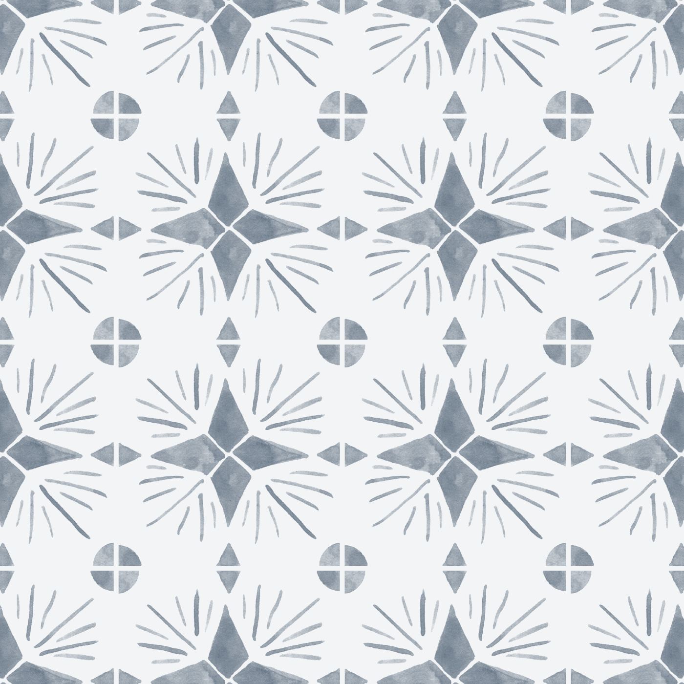 Sunburst Tiles Peel And Stick Removable Wallpaper | Love vs. Design