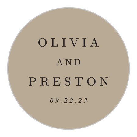 Inked Florals Wedding Stickers by Basic Invite