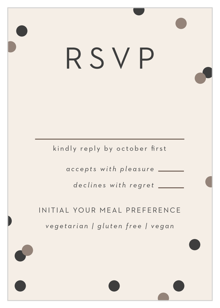 Party Party Response Cards by Basic Invite