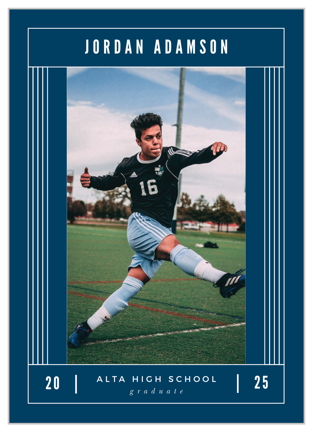 Sports Graduation Announcements