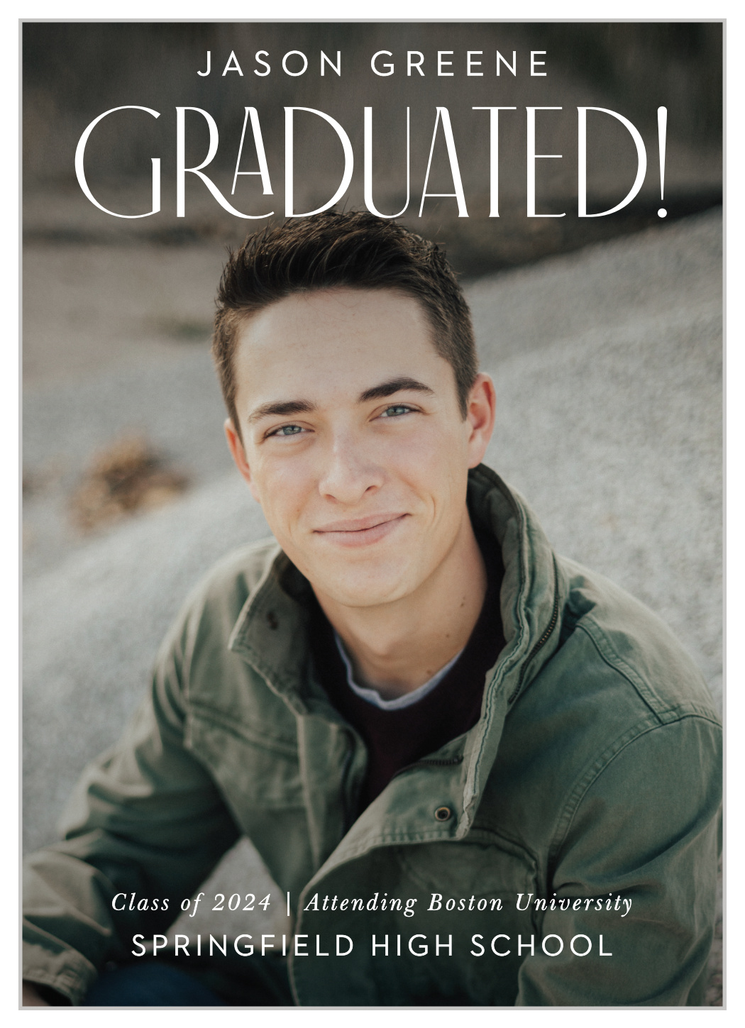 Grad Year Graduation Announcements by Basic Invite
