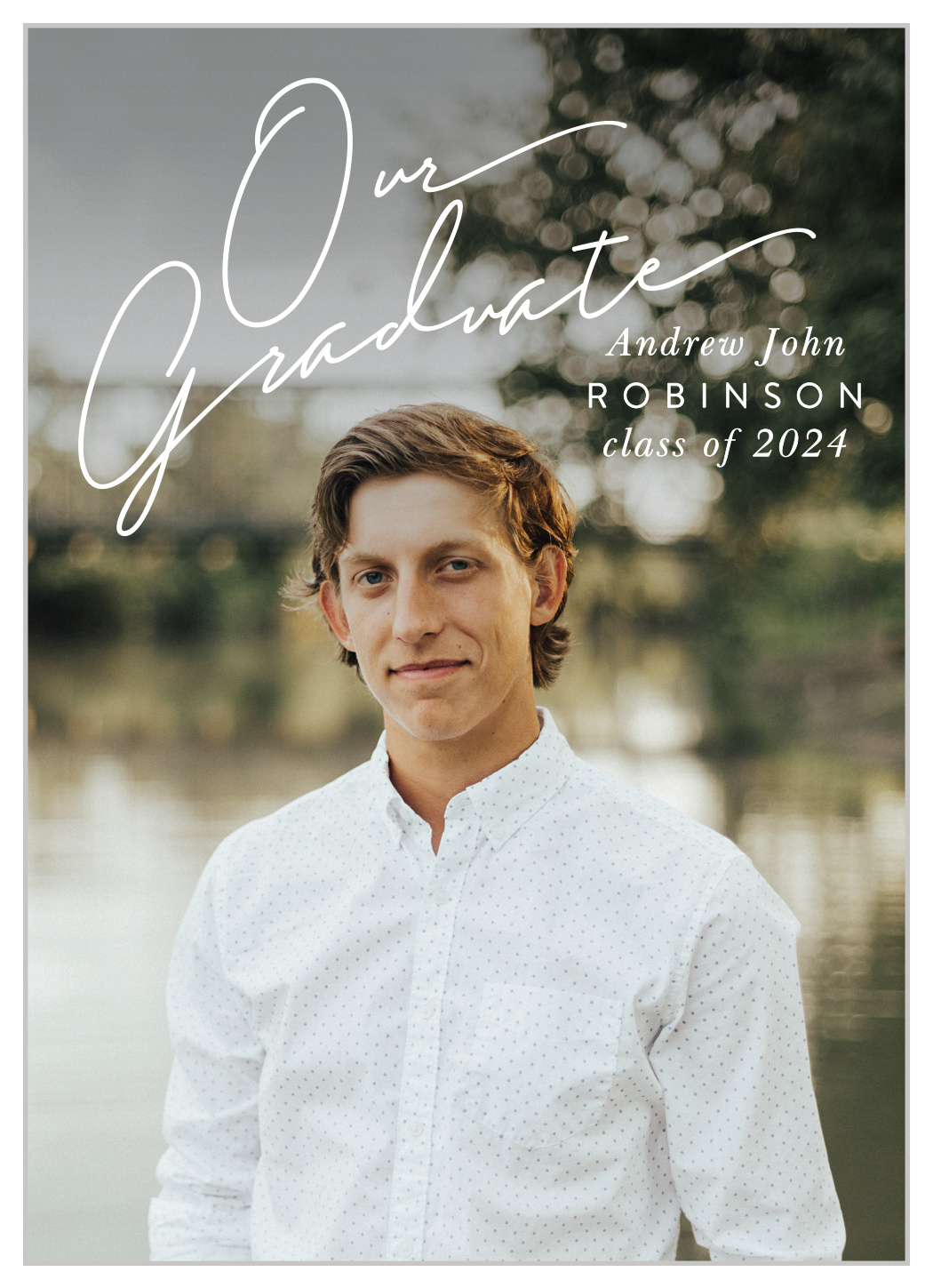 Our Graduate Graduation Announcements by Basic Invite