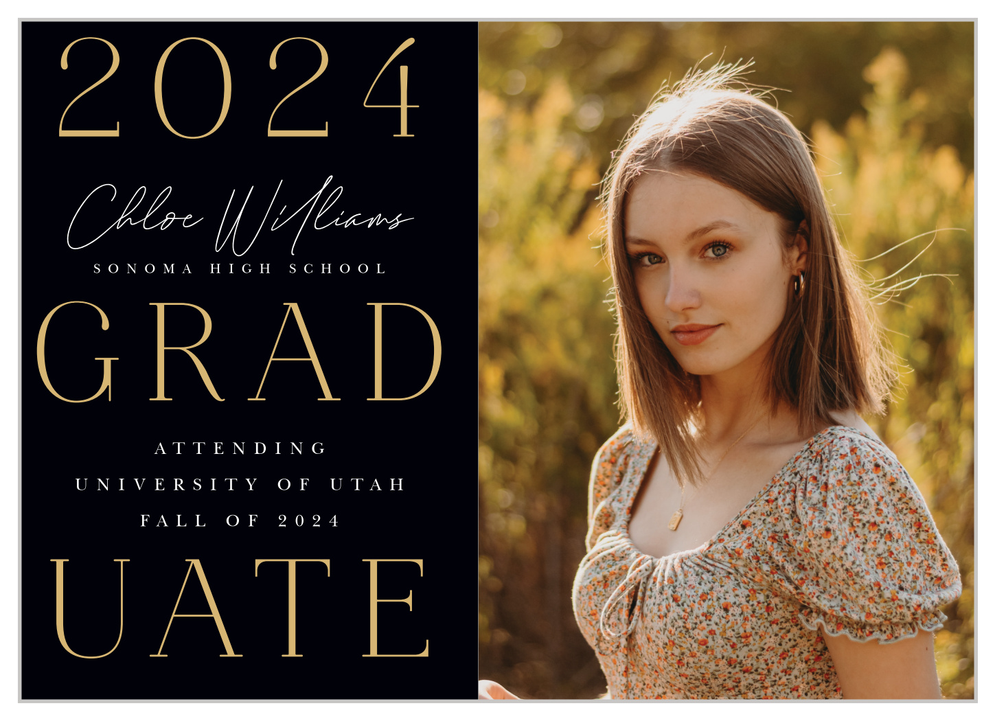 Classic Stack Graduation Announcements by Basic Invite