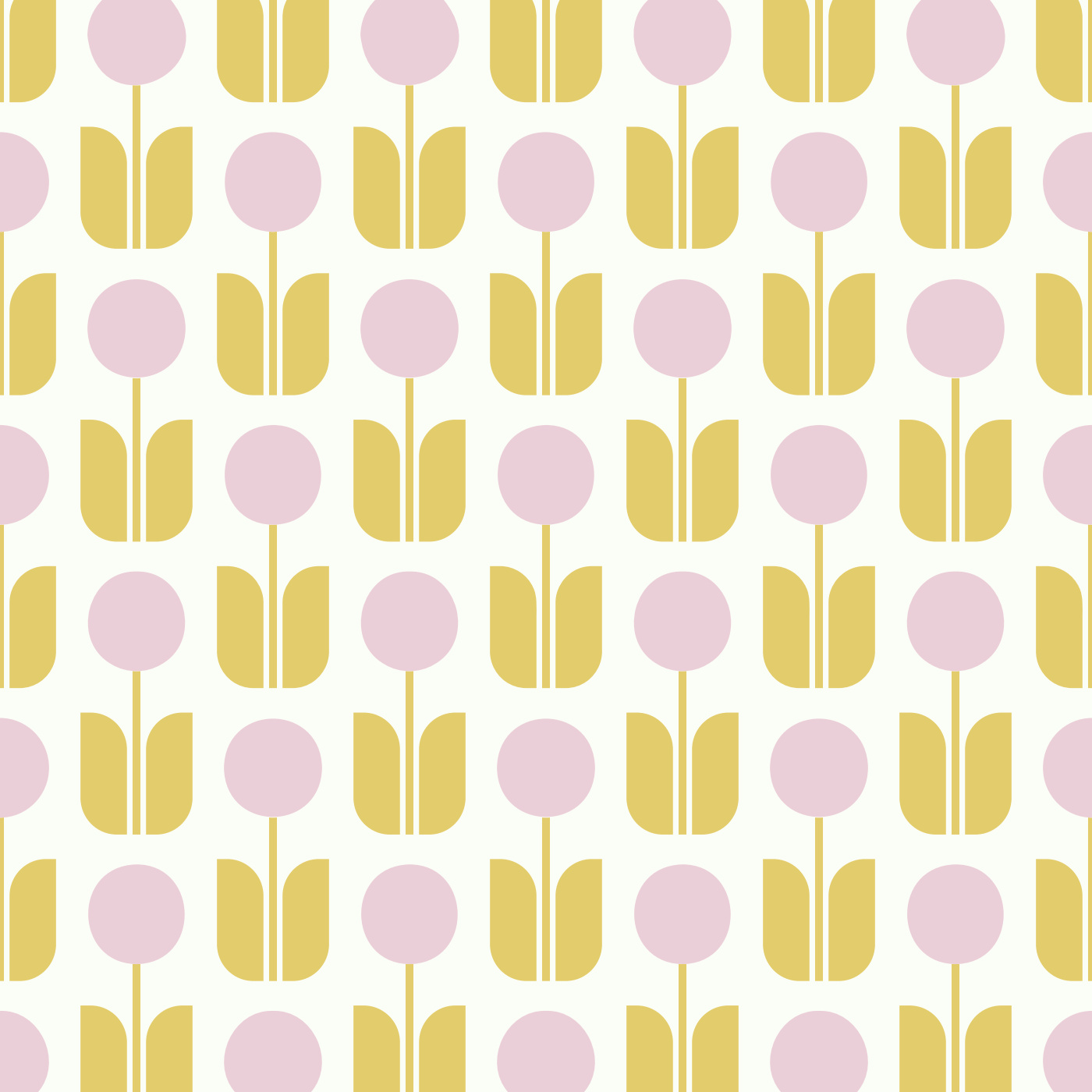 Mid Century Motif Peel and Stick Removable Wallpaper | Love vs. Design