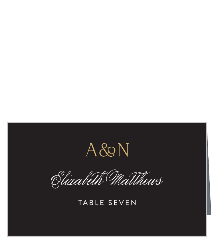 Simply Classy Place Cards by Basic Invite