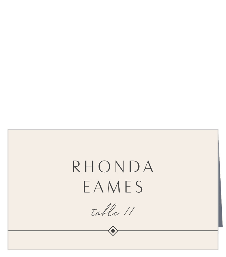Ilianna Elegance Place Cards by Basic Invite