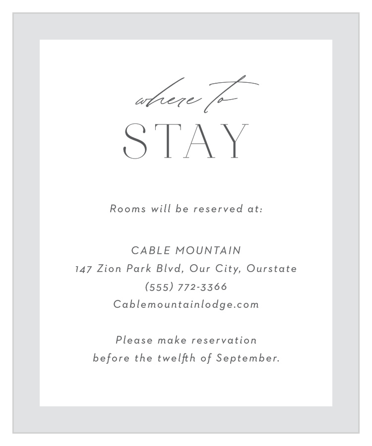 Asymmetrical Initials Wedding Invitations by Basic Invite