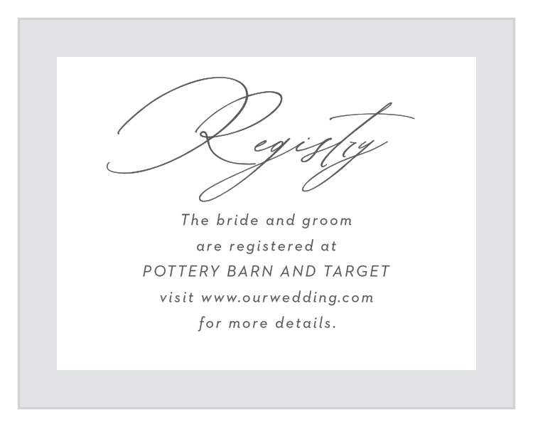 Asymmetrical Initials Wedding Invitations by Basic Invite