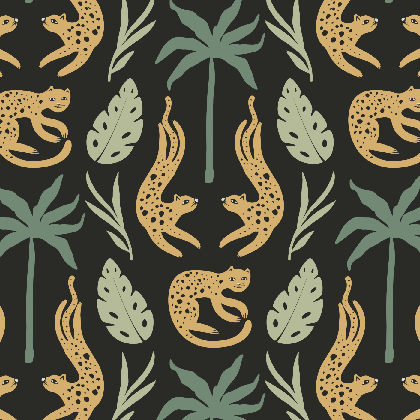 In The Jungle Peel and Stick Removable Wallpaper | Love vs. Design
