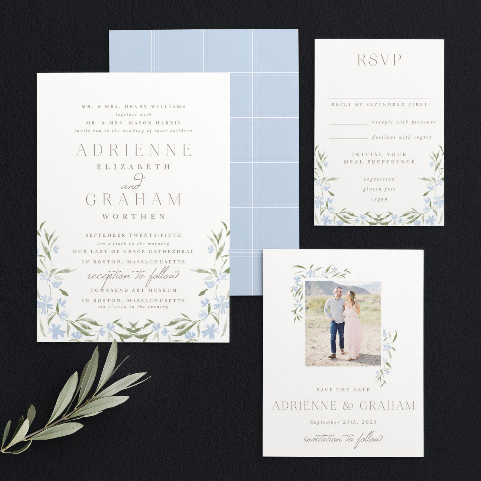 Lasting Tradition Response Cards by Basic Invite