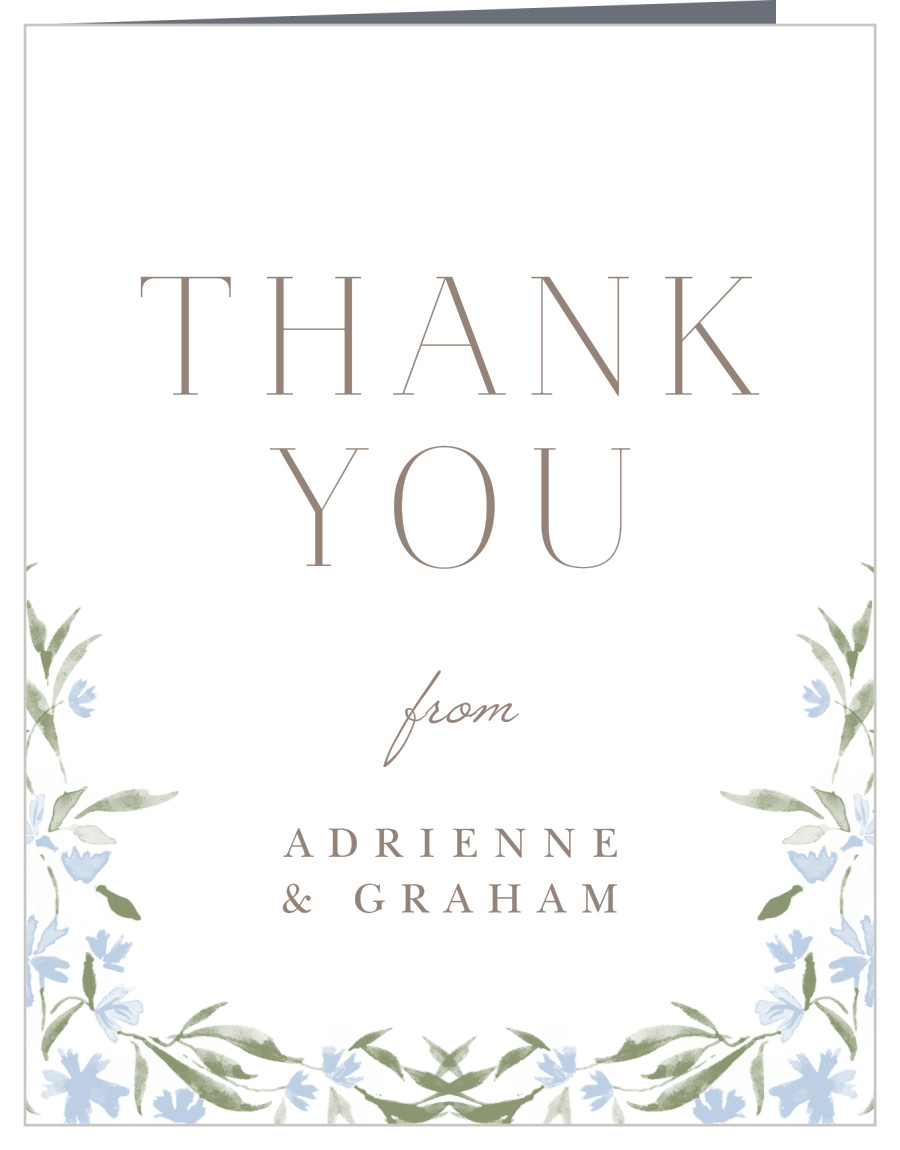 Lasting Tradition Wedding Thank You Cards by Basic Invite