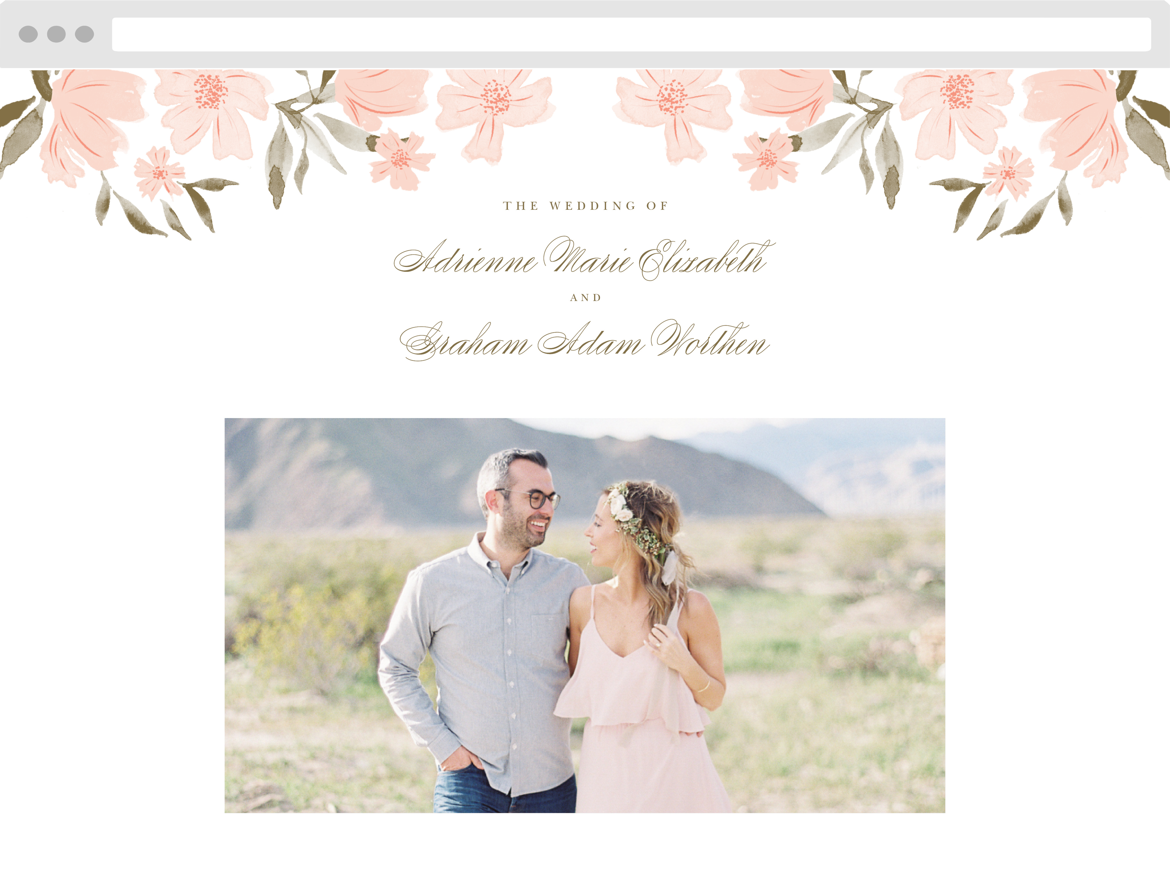 Sprint Bounty Wedding Website by Basic Invite