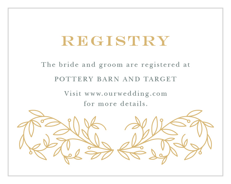 Swirling Vines Wedding Invitations by Basic Invite