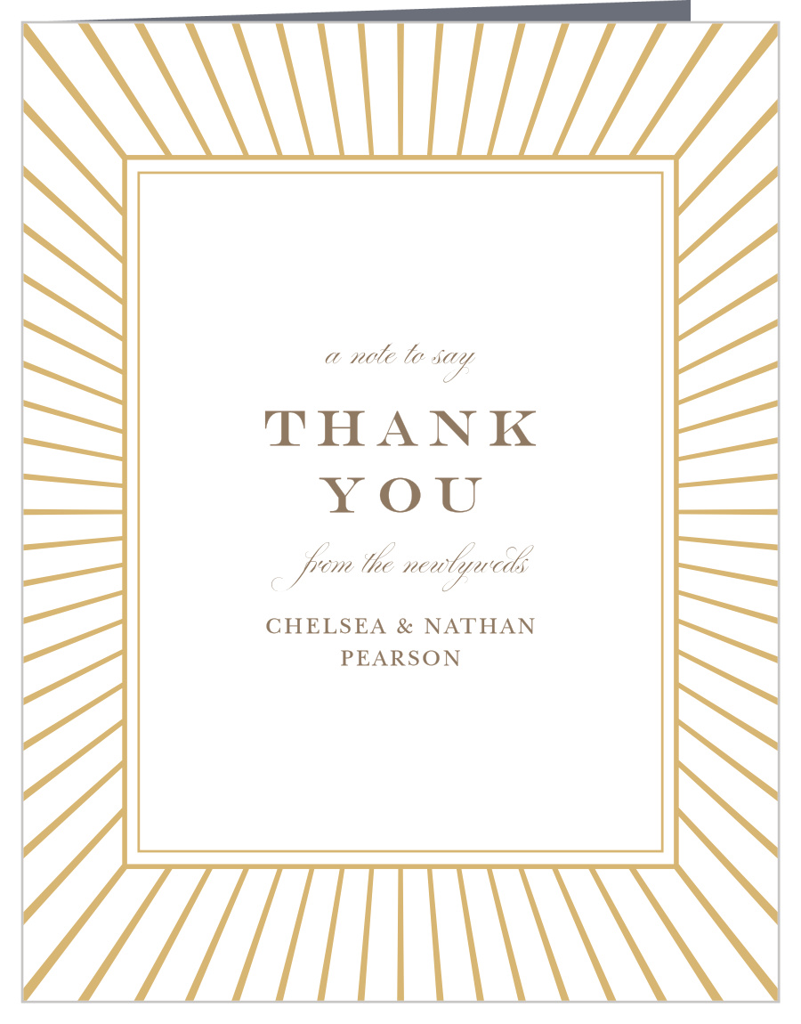 Shining Light LDS Wedding Thank You Cards by Basic Invite