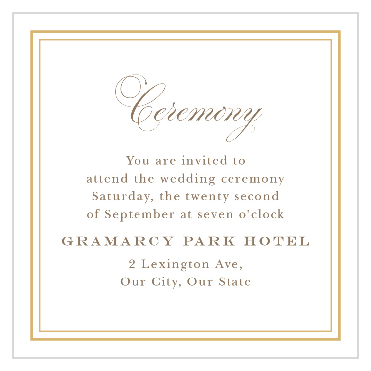 Shining Light LDS Ceremony Cards by Basic Invite