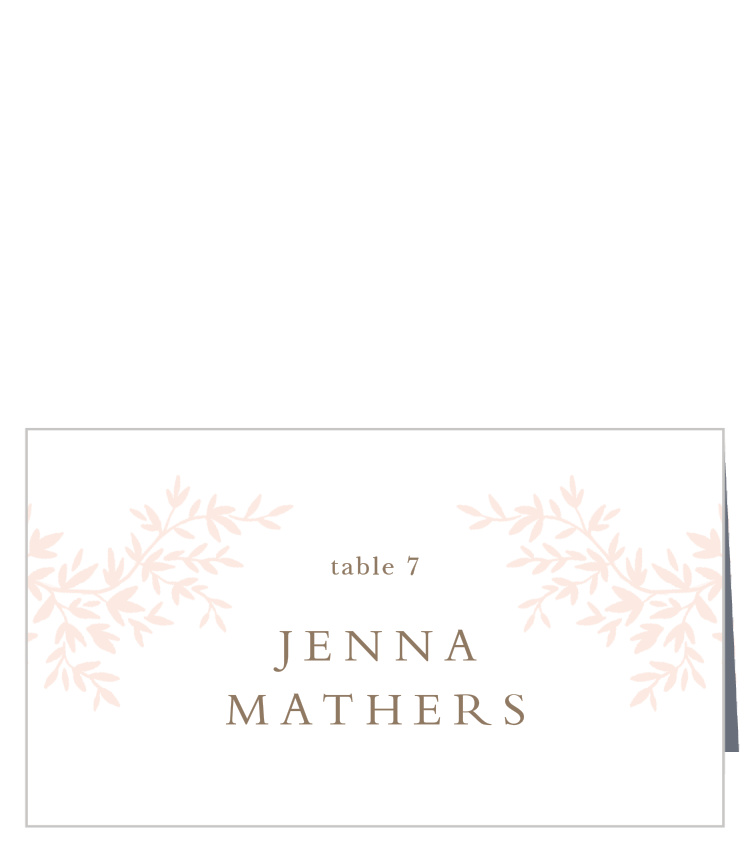 Garden Crest LDS Place Cards by Basic Invite
