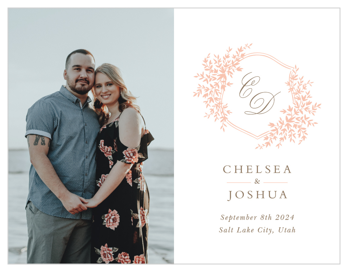 Garden Crest LDS Save the Date Magnets by Basic Invite