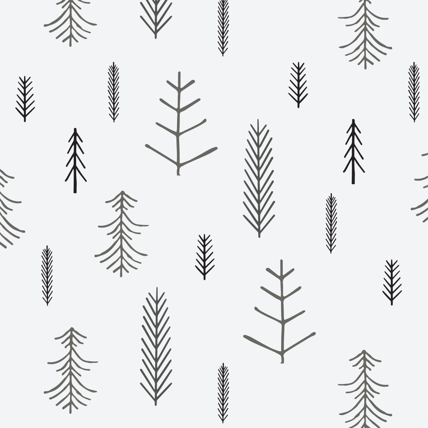 Timber Trees Peel and Stick Wallpaper | Love vs. Design