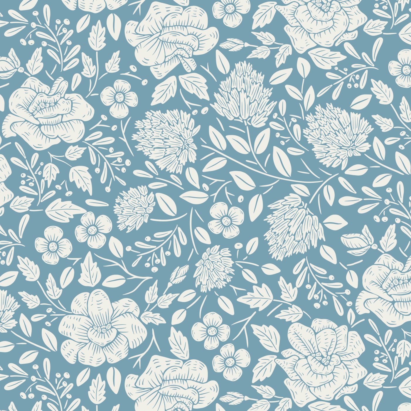 Textured Garden Peel and Stick Removable Wallpaper | Love vs. Design