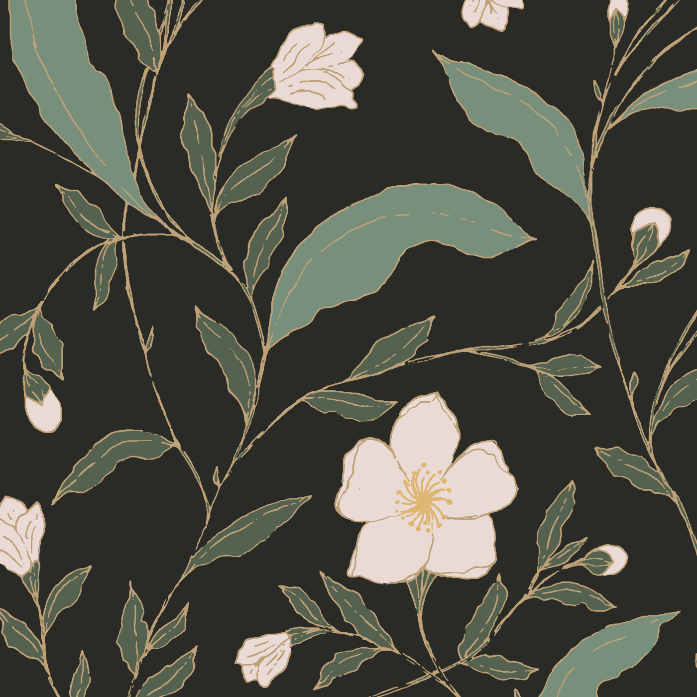 Wild Primrose Peel and Stick Wallpaper | Love vs. Design