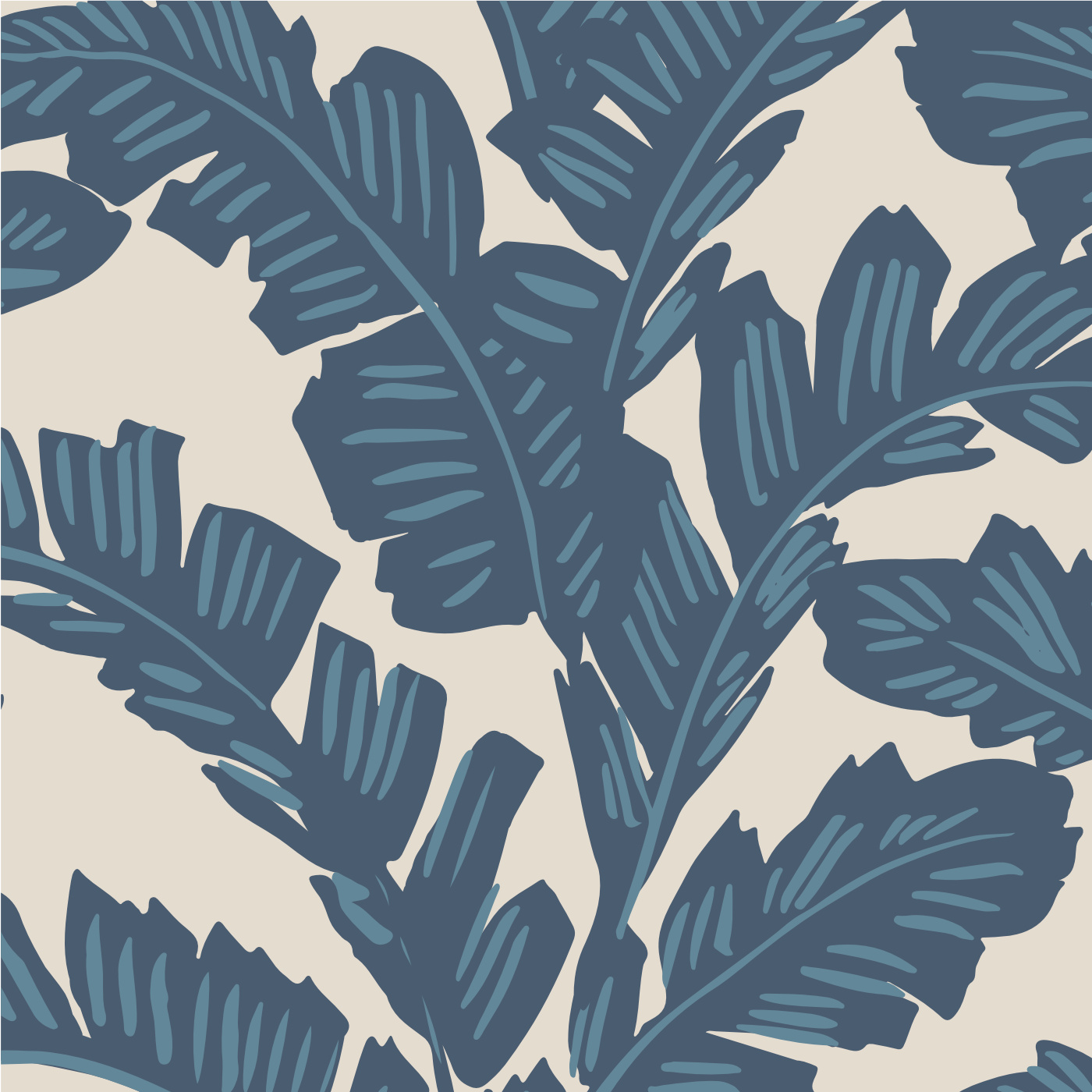 Banana Fronds Peel and Stick Wallpaper | Love vs. Design